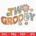 Two Groovy Shirt Png Svg 2nd Birthday Shirt Png Two Groovy - Etsy