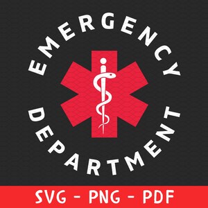 Emergency Department Logo Png Svg, ER Nurse Png, Emergency Nurse Png ...