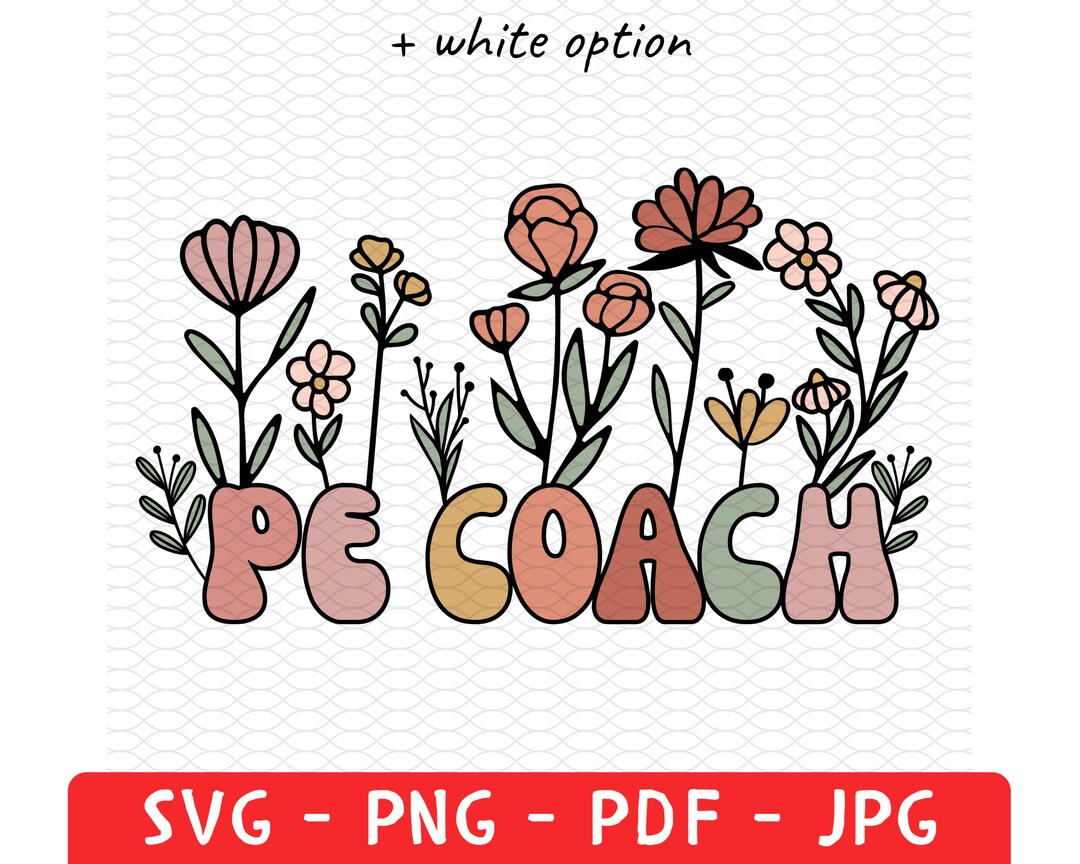 Personalized Pe Coach Shirt Png Svg, Custom Name Coach Shirt Png Svg ...