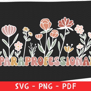 Custom Paraprofessional Shirt Png Svg, Para Life Png, Teacher File ...