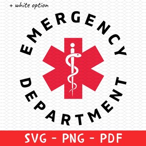 Emergency Department Logo Png Svg, ER Nurse Png, Emergency Nurse Png ...