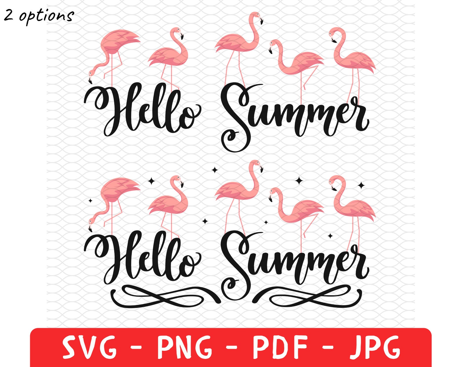 Hello Summer Flamingo Shirt Png Svg Digital Download Summer - Etsy