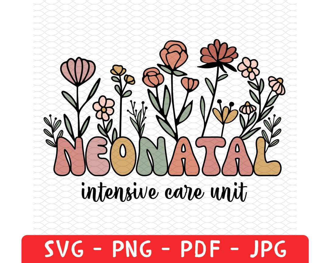 Neonatal Nurse Shirt Svg Png, Wildflower Nicu Nurse Shirt, Nicu Nurse ...