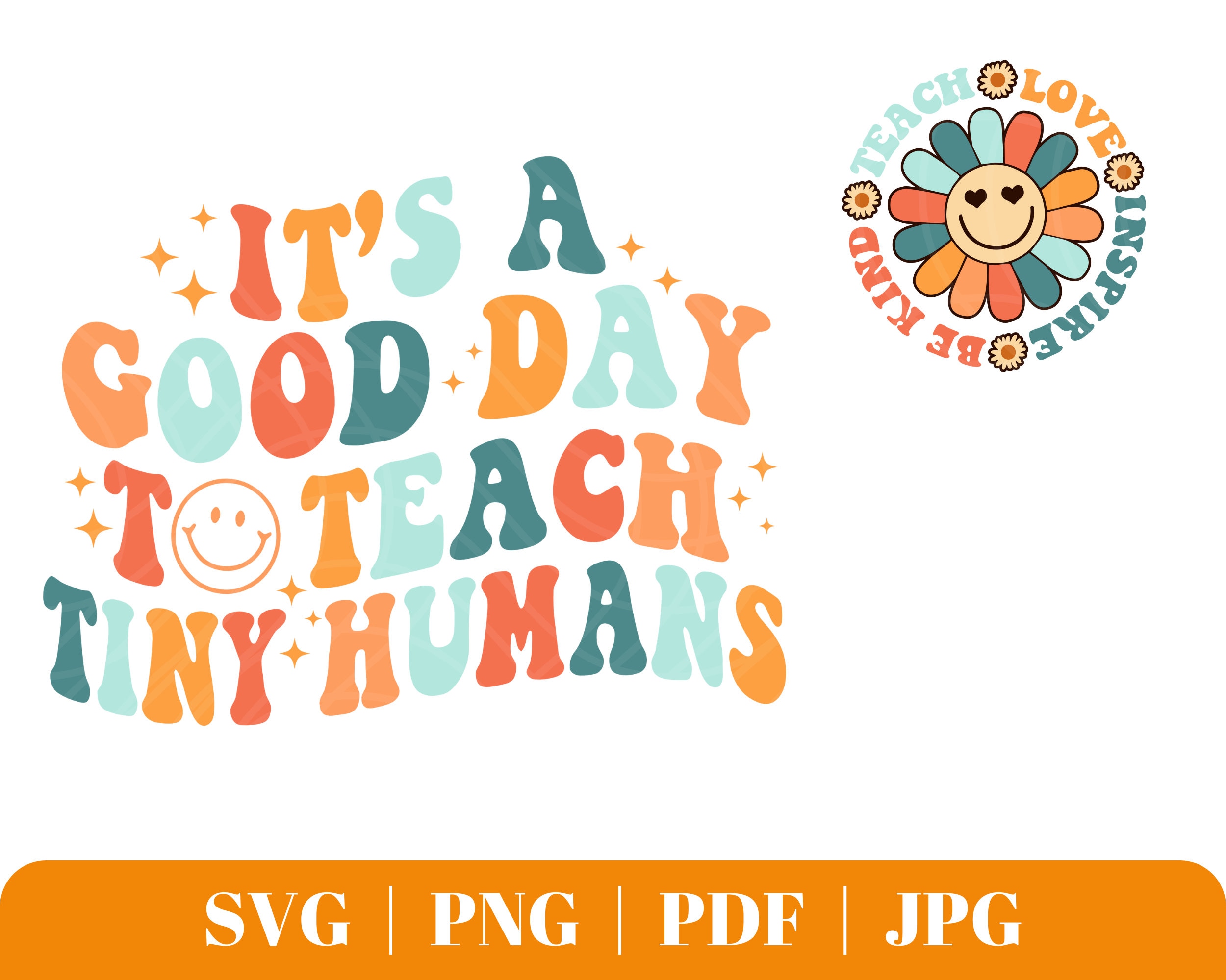 It's A Good Day to Teach Tiny Humans Teacher Shirt Svg - Etsy UK