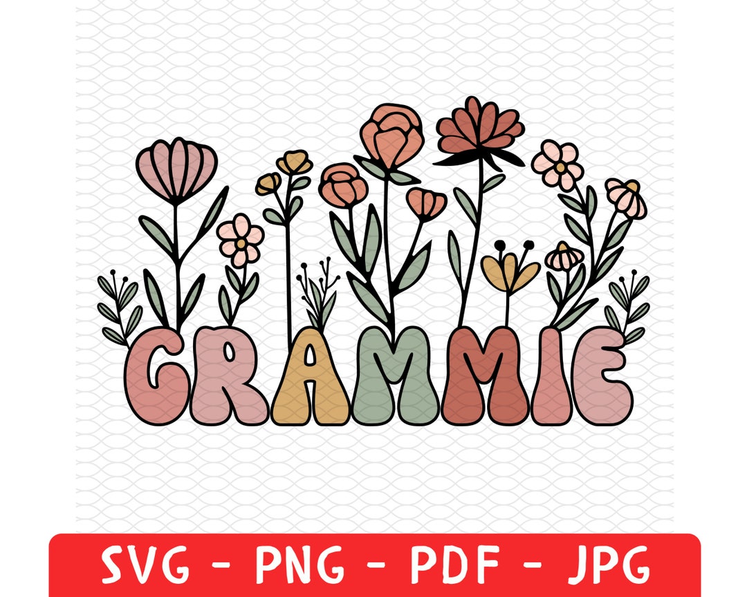 Custom Grandma Sweatshirt Png, Personalized Grammie Shirt Gift ...