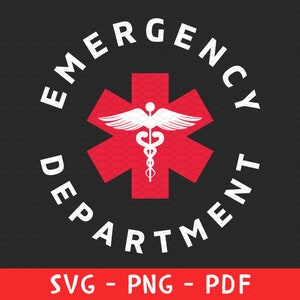 Emergency Department Logo Png Svg, ER Nurse Png, Emergency Nurse Png ...