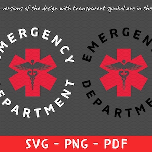 Emergency Department Logo Png Svg, ER Nurse Png, Emergency Nurse Png ...