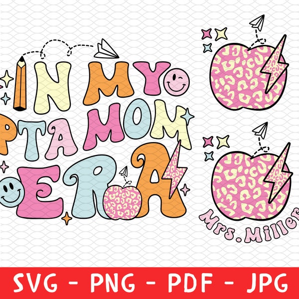 Pto Mom Era Svg - Etsy