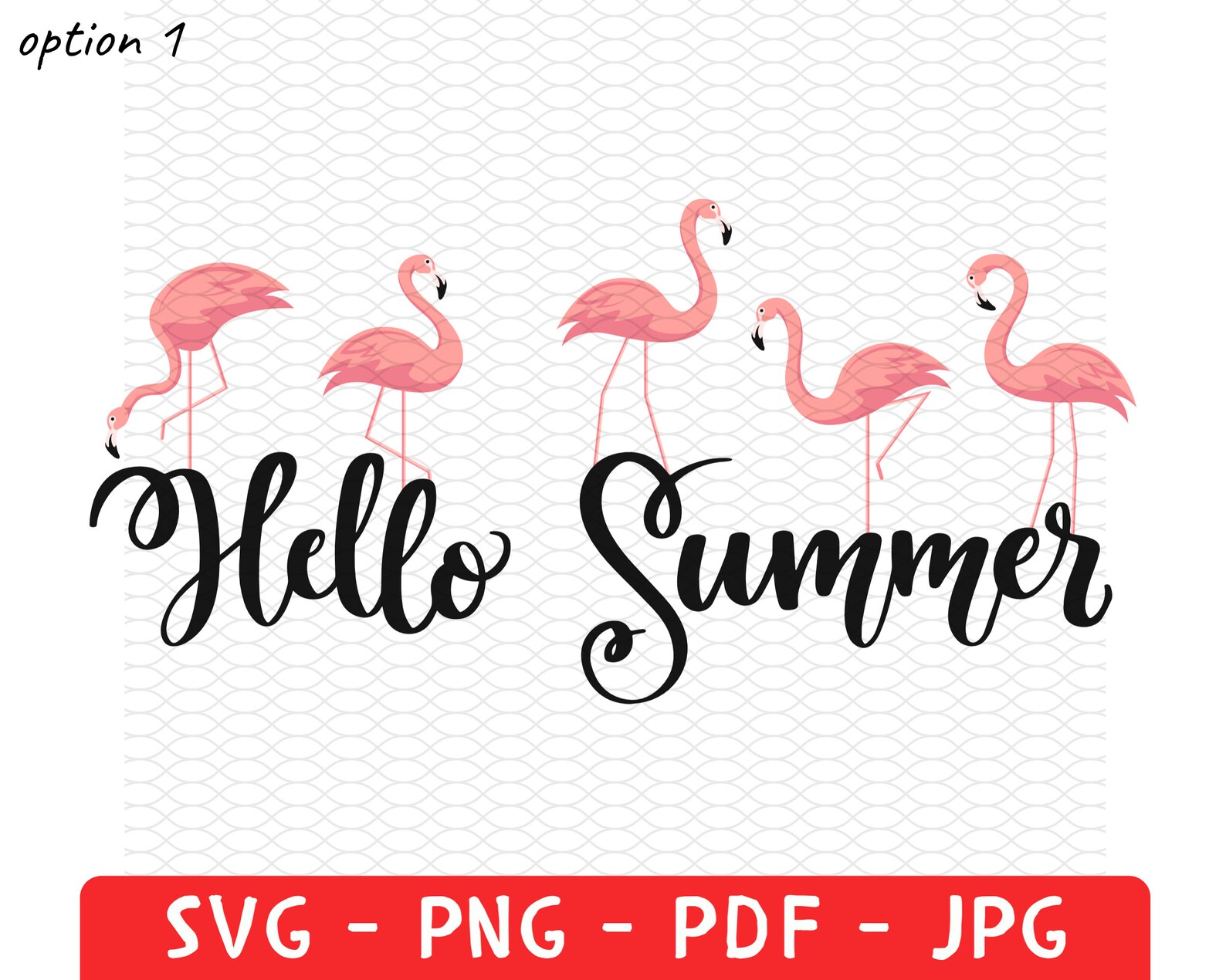 Hello Summer Flamingo Shirt Png Svg Digital Download Summer - Etsy