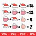 Christmas Math Teacher Shirt Png Svg, Christmas Teacher Svg, Christmas ...