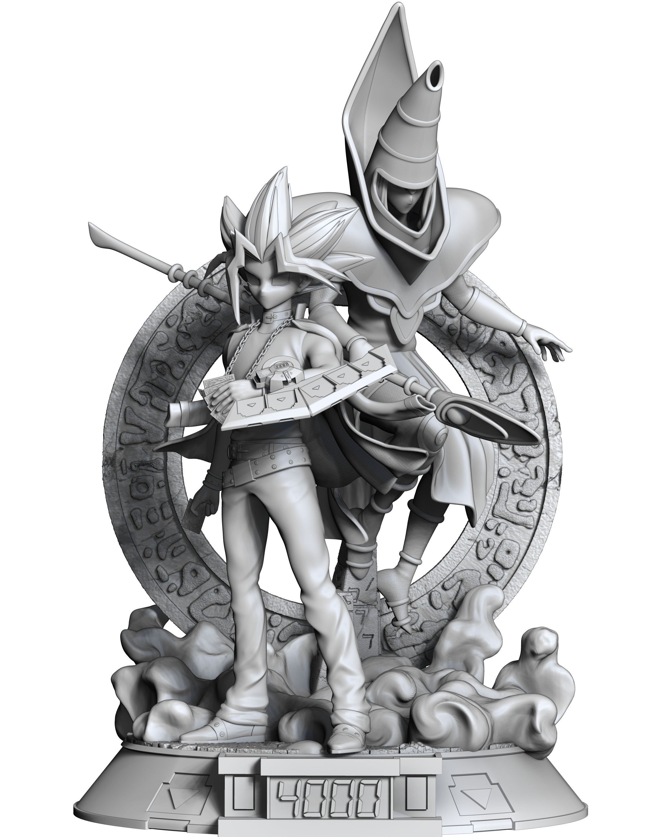 YGO001 Resin 3D Print Anime Sculpture DIY KIT - Etsy