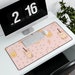 Bubble Milk Tea Desk Mat, Cute Boba Tea Mouse Pad, Dreamy Light Pink ...