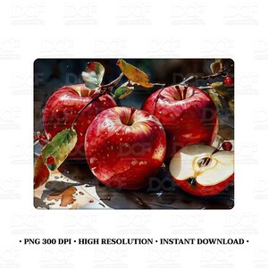 Apples Png, Glass Cutting Board, Chopping Board Png, Sublimation ...