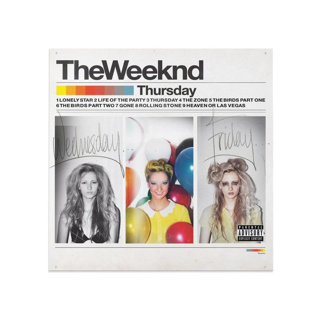 The Weeknd Thursday Canvas Music Album Character Poster and - Etsy