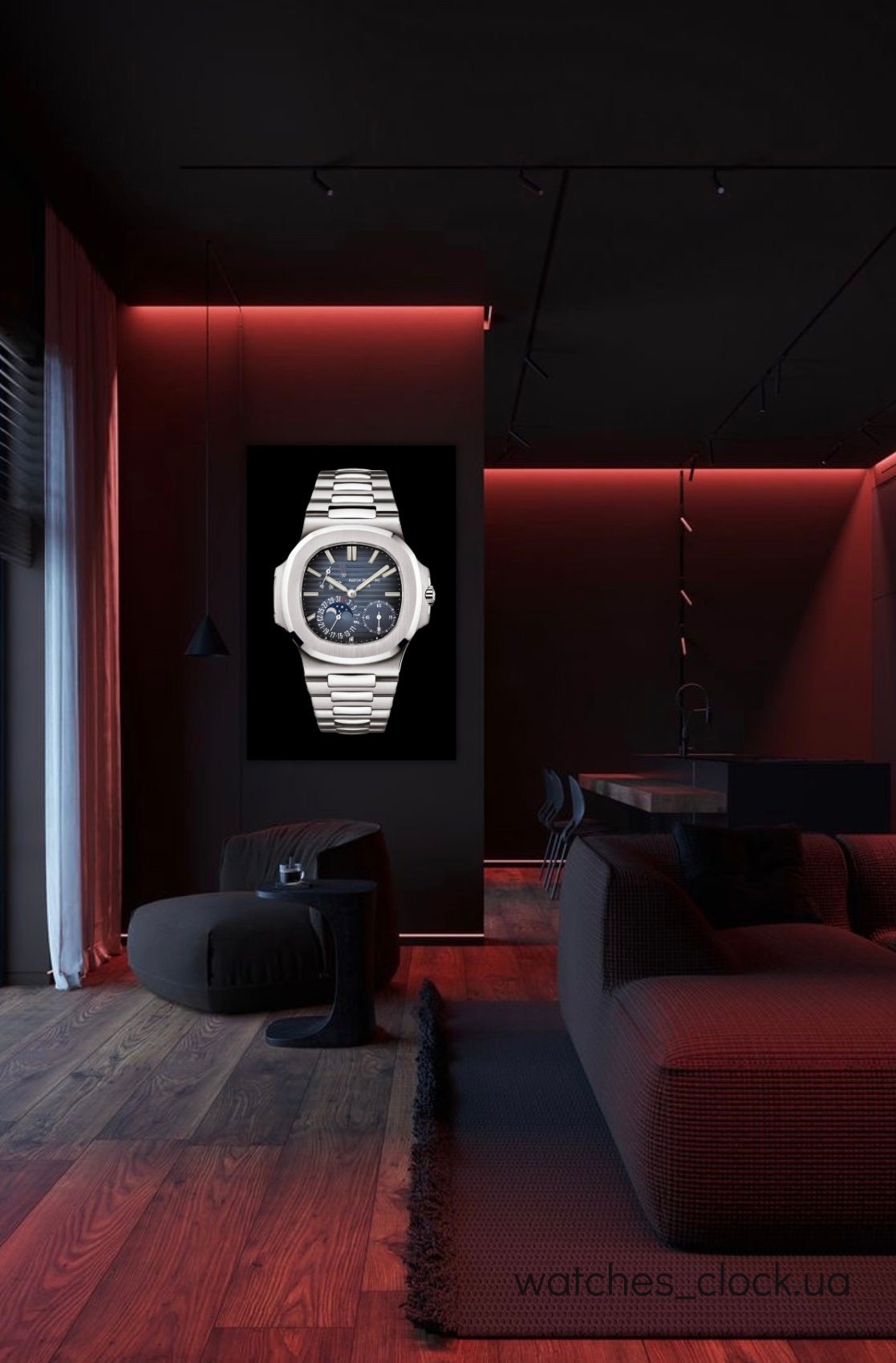 Real Clock on the Wall Patek Philippe, With Quartz Silent Mechanism ...