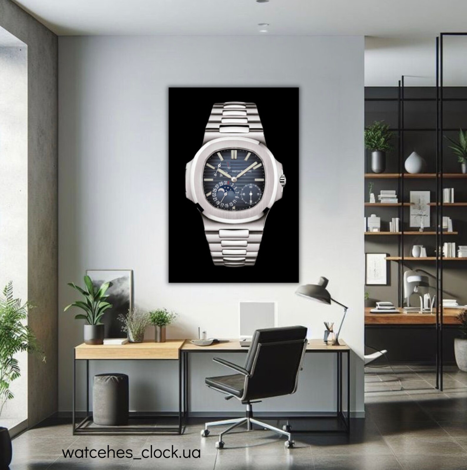 Real Clock on the Wall Patek Philippe, With Quartz Silent Mechanism ...