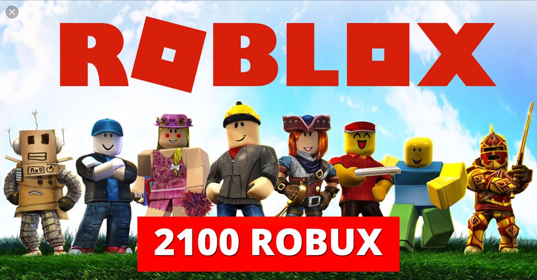 Roblox Gift Card 2100 Robux GLOBAL Key Game Gift Card - Etsy