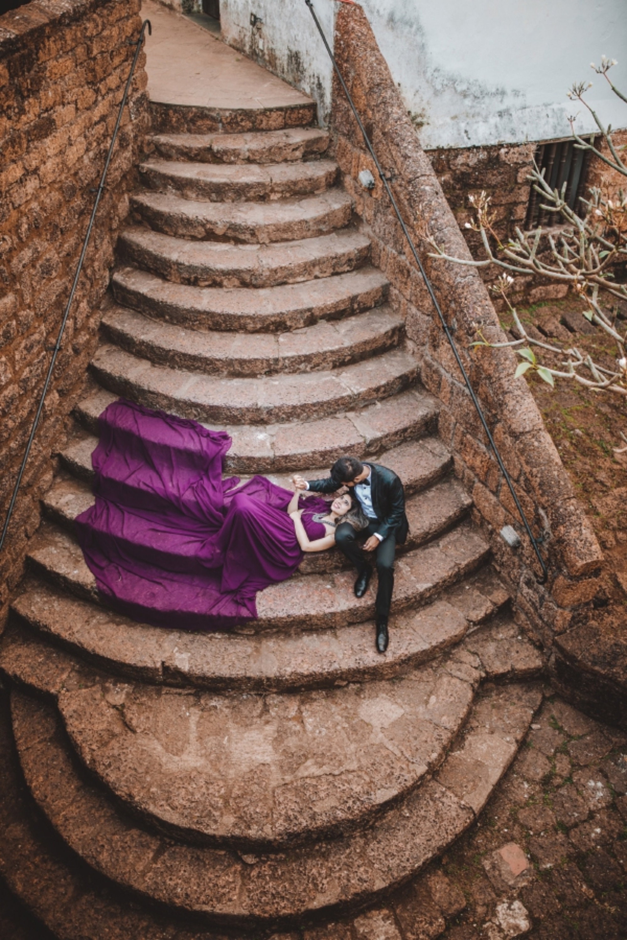 Flying Train Dress | Ruched Photoshoot Long Train Gown | Photo Shoot ...