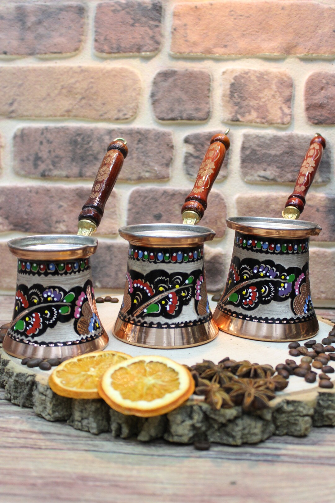Handmade Copper Turkish Coffee Pot, Turkish Greek Arabic Coffee Pot ...