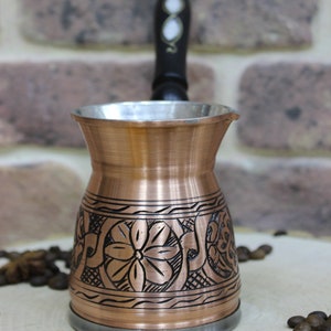 Copper Coffee Pot Compatible With Induction Stove Electric Stove, Cezve ...