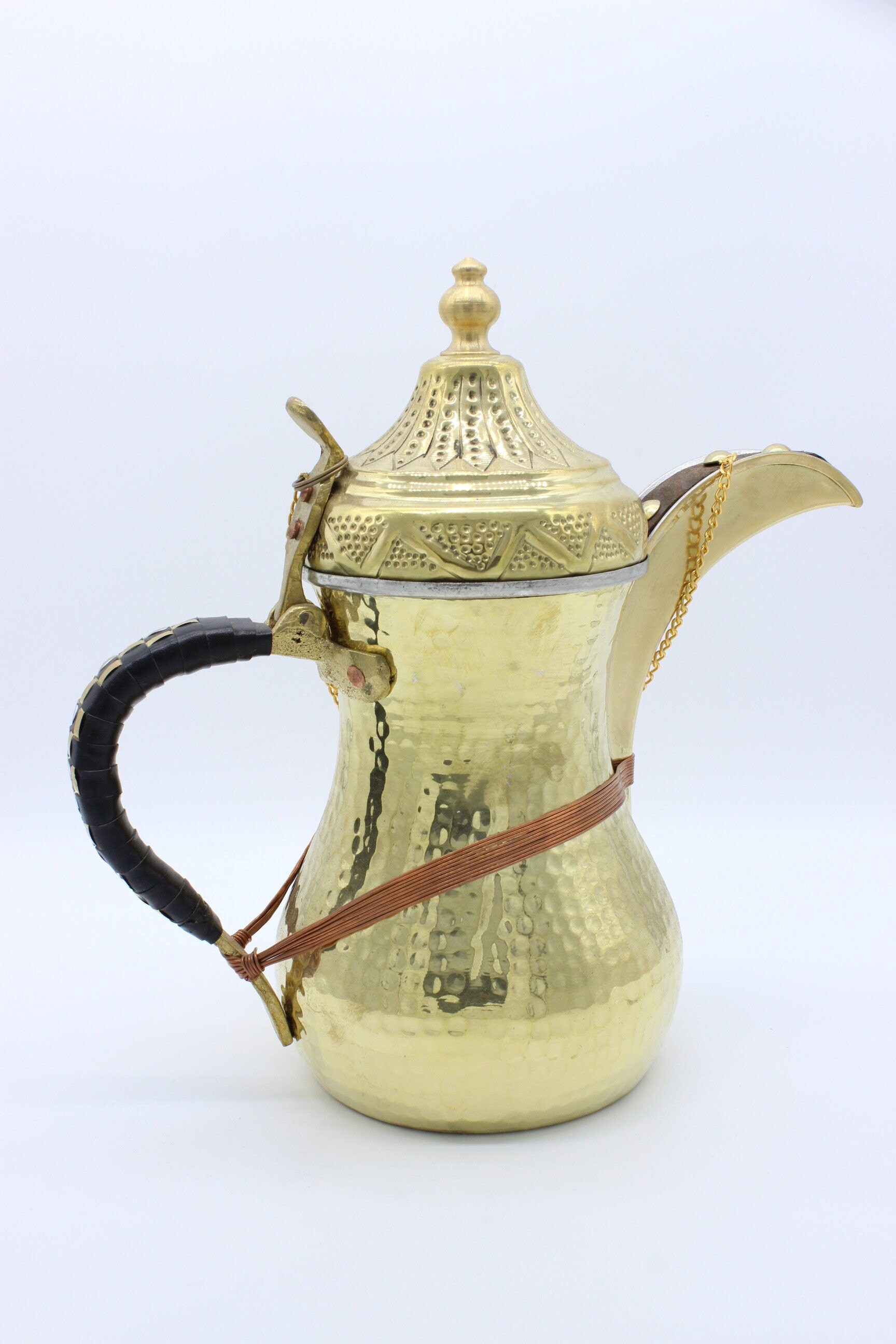 Copper Dallah Turkish Arabic Coffee Pot, Copper Mırra Coffee Pot ...