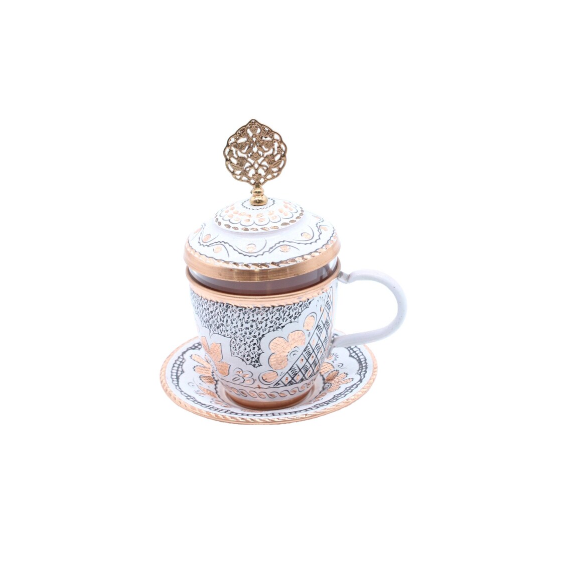 Copper Tea Cups, Copper Espresso Cup, Turkish Tea Cup Copper, Copper ...