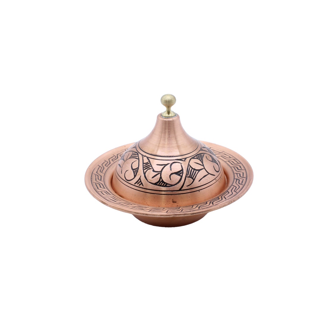 Small Copper Bowl With Lid, Copper Candy Bowl, Copper Sugar Bowl ...