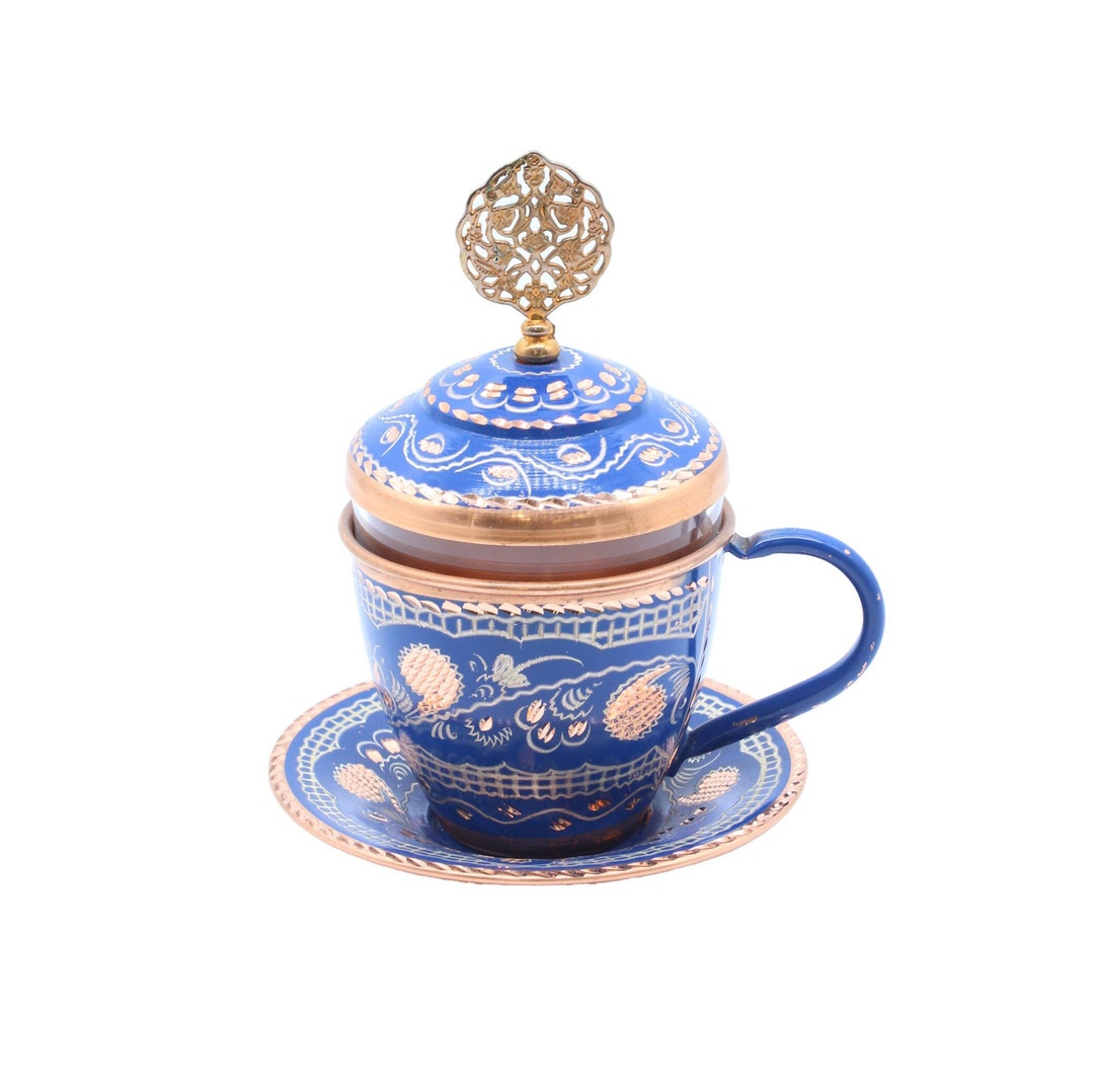 Copper Tea Cups, Copper Espresso Cup, Turkish Tea Cup Copper, Copper ...