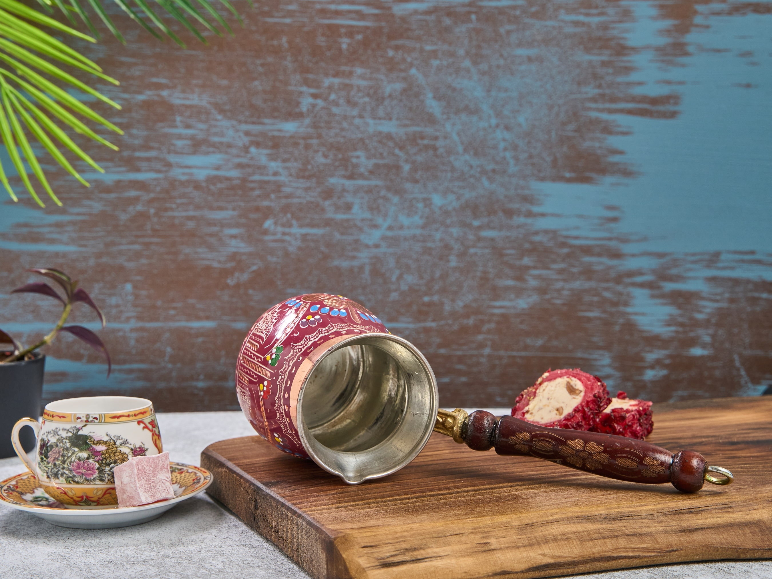 Copper Turkish Coffee Pot, Turkish Greek Arabic Coffee Pot Coffee Maker ...