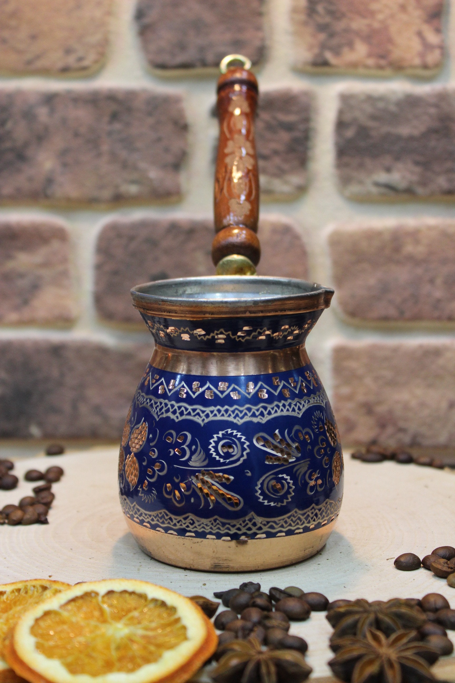 Handmade Copper Turkish Coffee Pot, Turkish Greek Arabic Coffee Pot ...