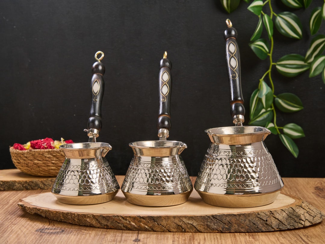Copper Turkish Coffee Pot, Turkish Greek Arabic Coffee Pot Coffee Maker ...