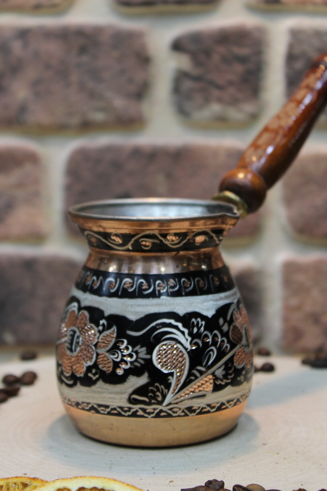 Handmade Copper Turkish Coffee Pot, Turkish Greek Arabic Coffee Pot ...