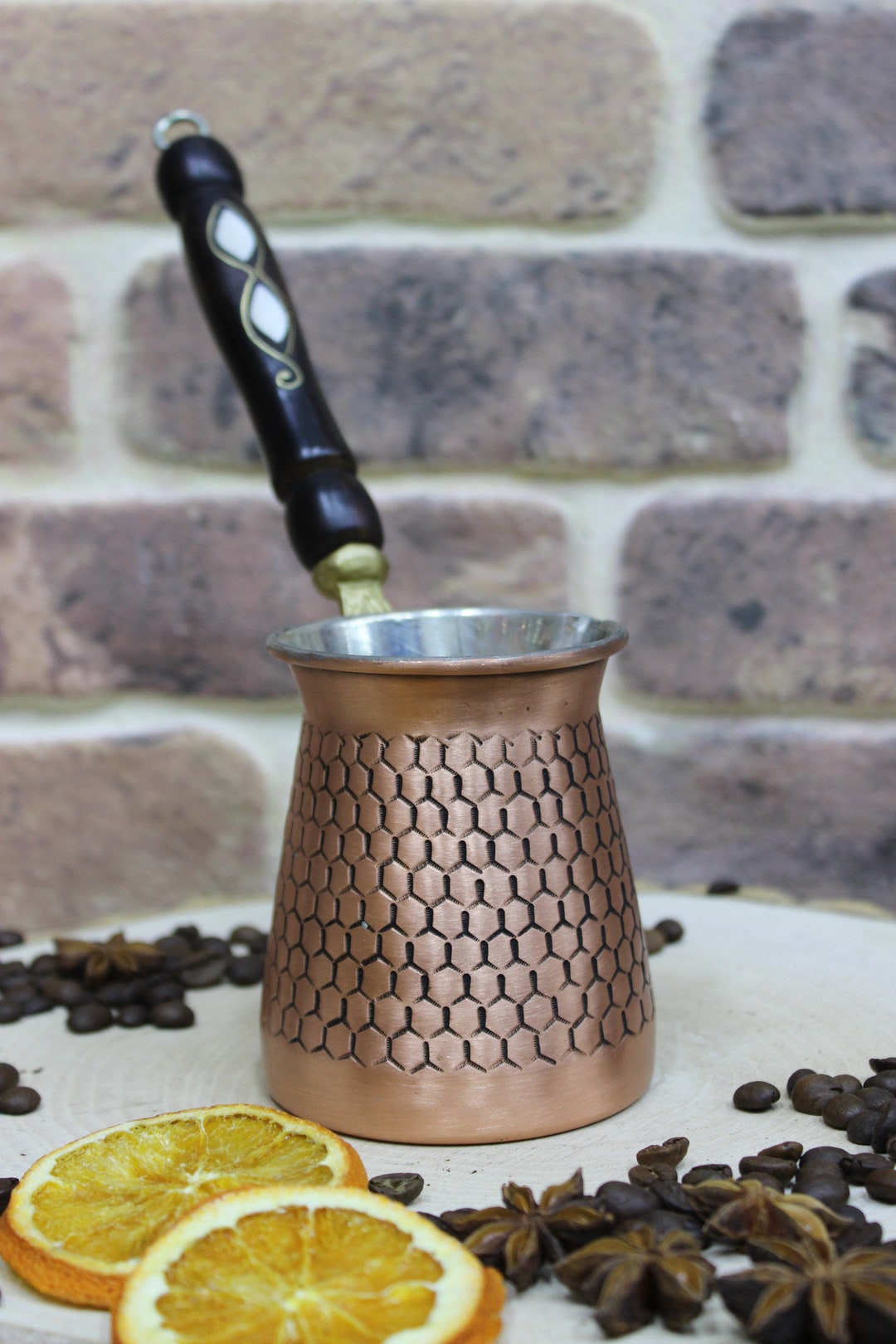 Handmade Copper Turkish Coffee Pot, Turkish Greek Arabic Coffee Pot ...