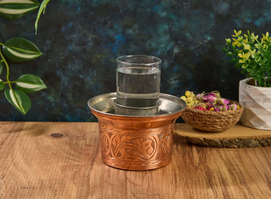 Turkish Raki Cooler , Copper Ehlikeyf, Copper Bucket , Copper Ice ...