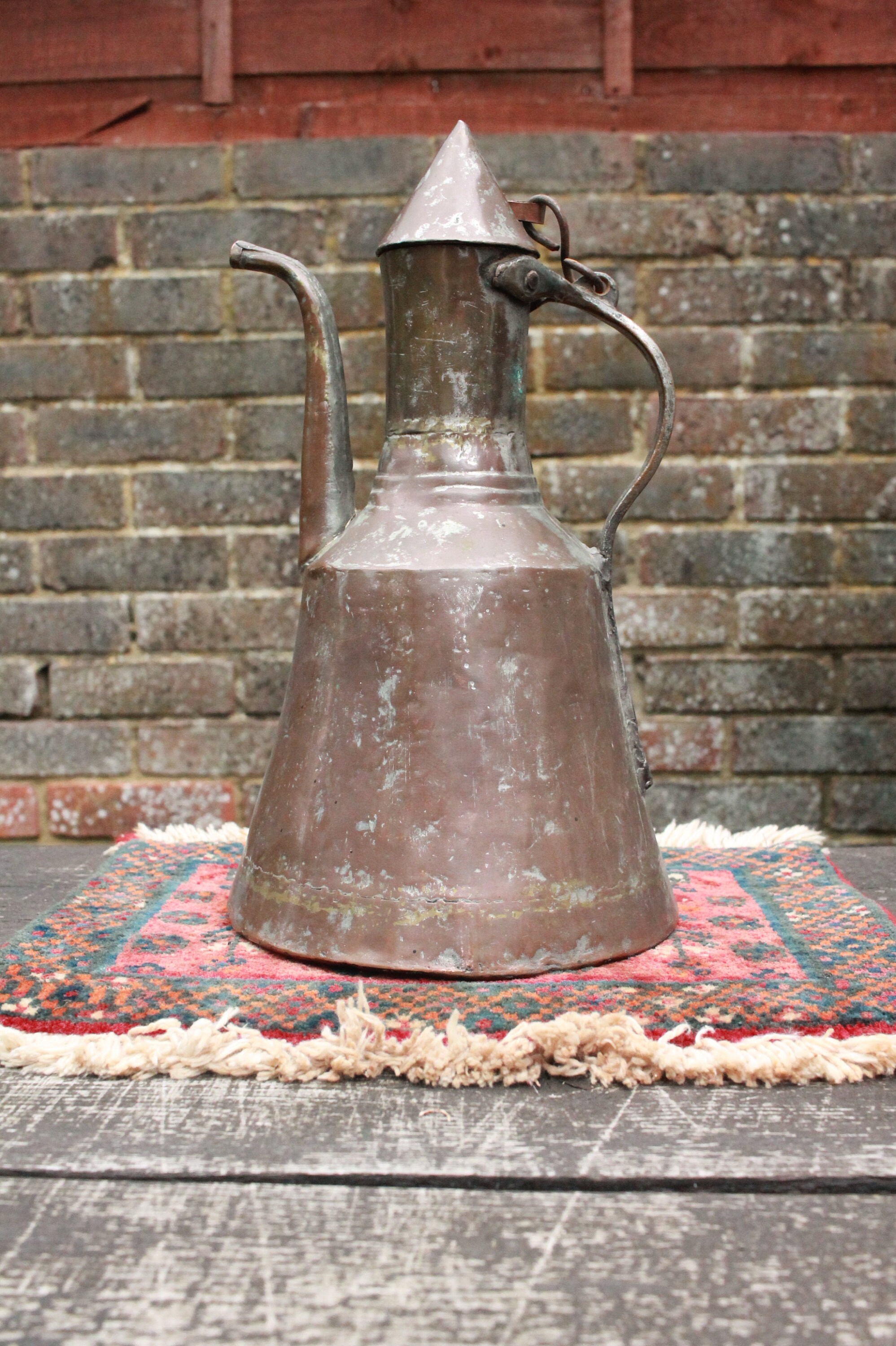 Antique Middle Eastern Persian Islamic Kettle Water Coffee Tea Pot ...