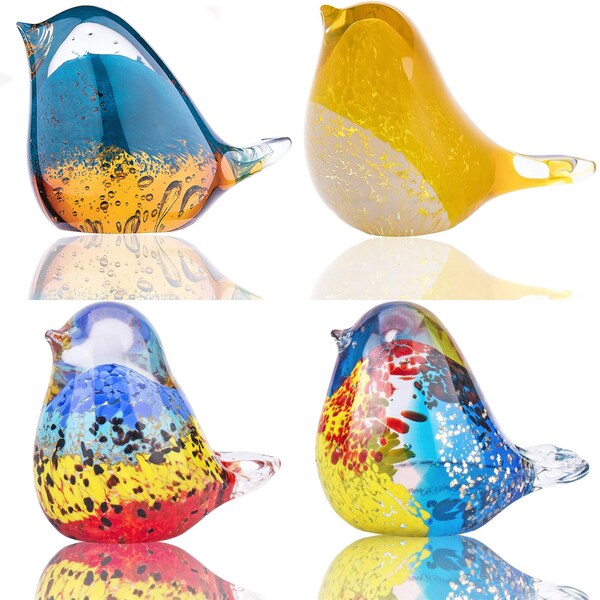 Glass Bird - Etsy