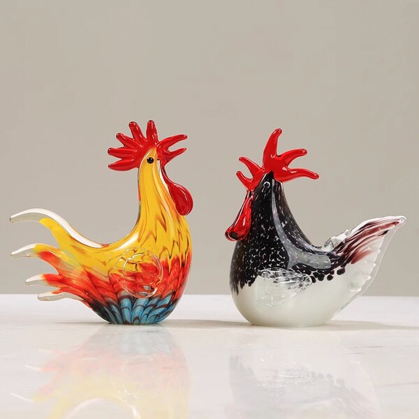 Glass Chicken - Etsy