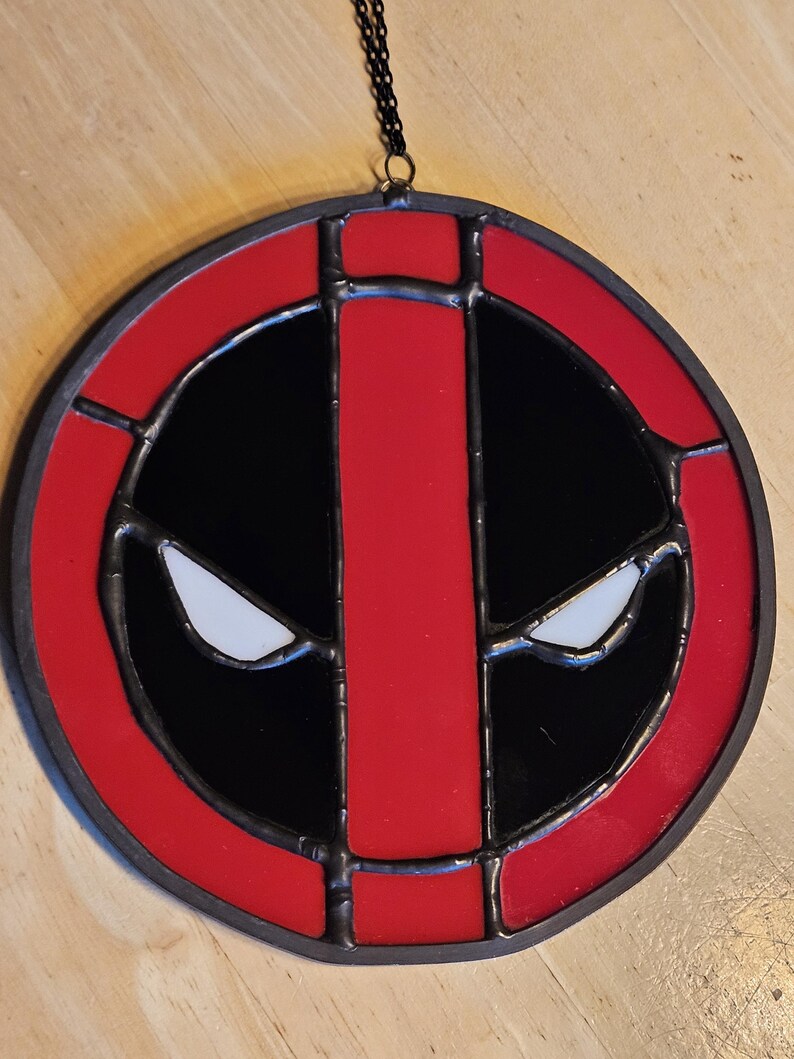Deadpool - Stained Glass - Etsy