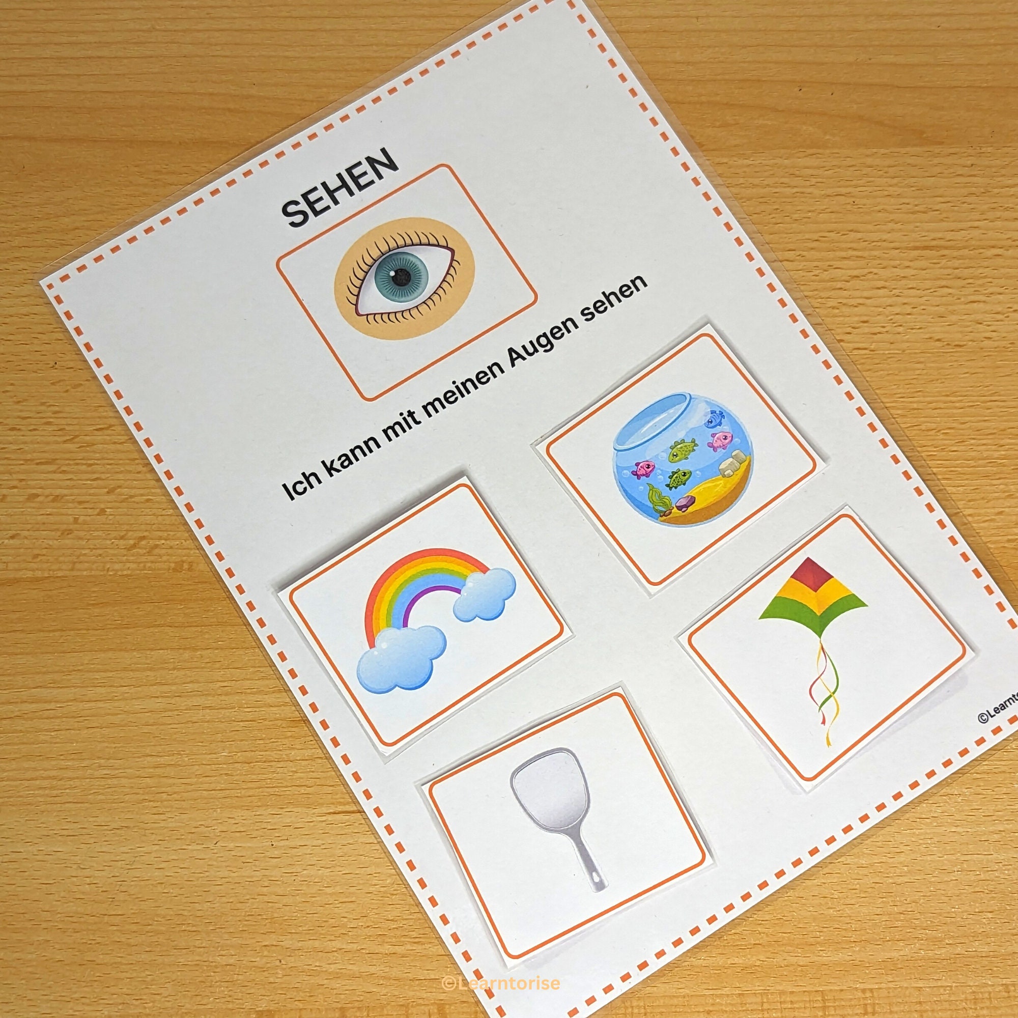 5 Senses German, 5 Senses, Five Senses Sorting Activity, Montessori ...