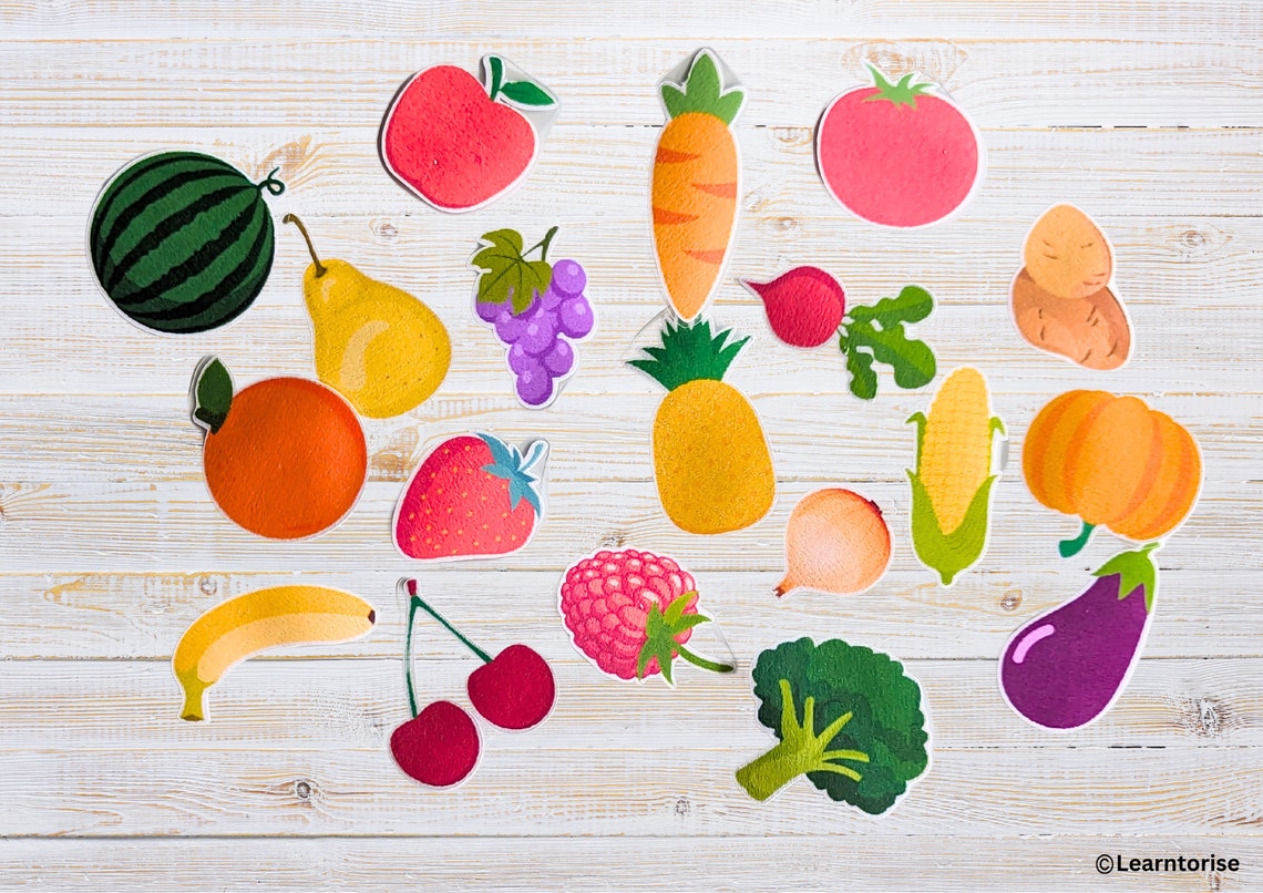 Obst und Gemüse sortierenKindergarten-Aktivität - Etsy.de