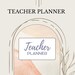 Digital Teacher Planner Printable, for 2023 / 2024 Academic Year ...