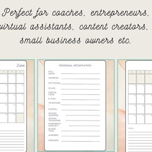 Digital Teacher Planner Printable, for 2024 / 2025 Academic Year ...