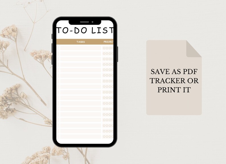 Printable to Do List Check List Template Minimal to Do - Etsy
