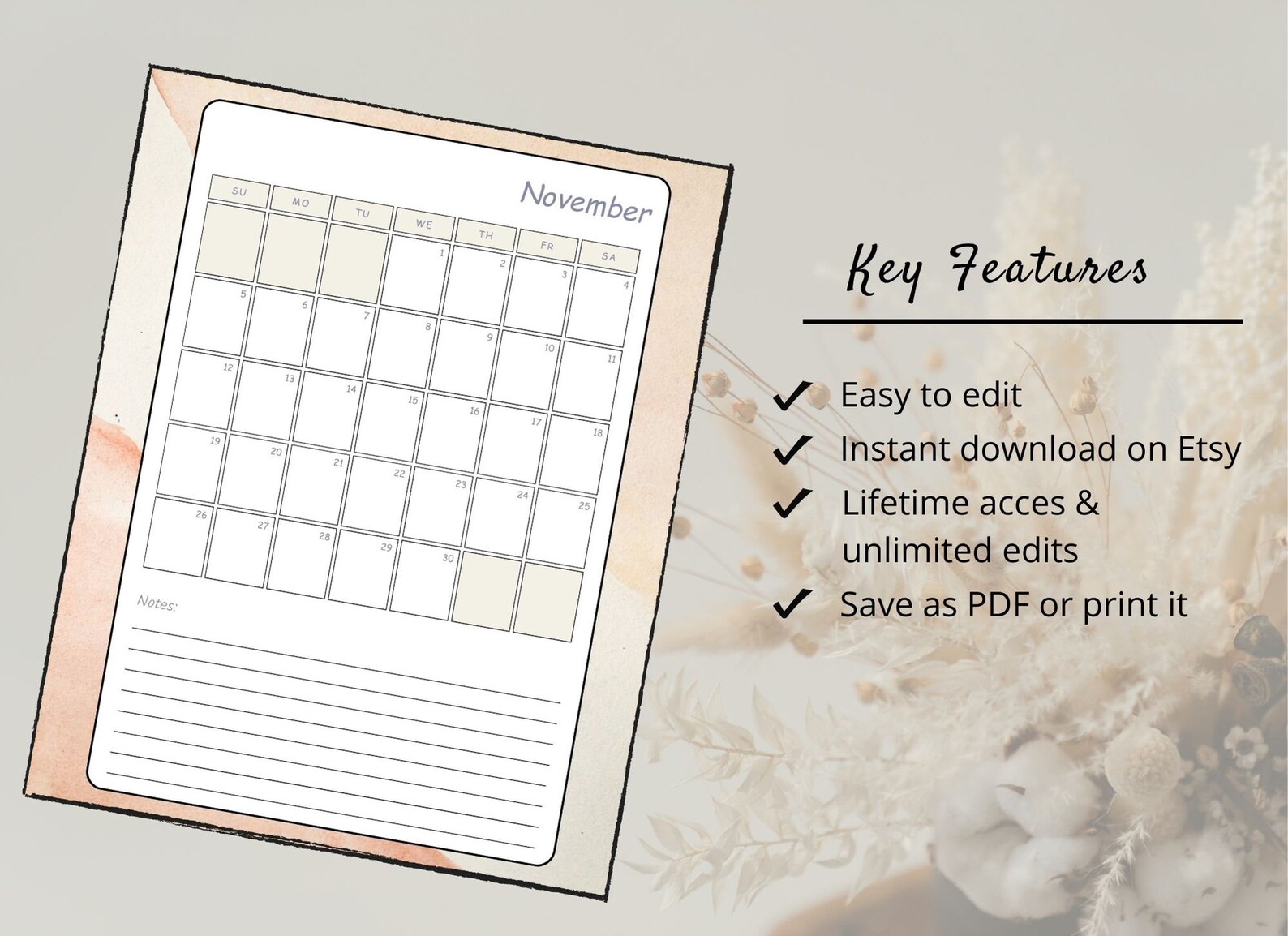 Digital Teacher Planner Printable, for 2024 / 2025 Academic Year ...