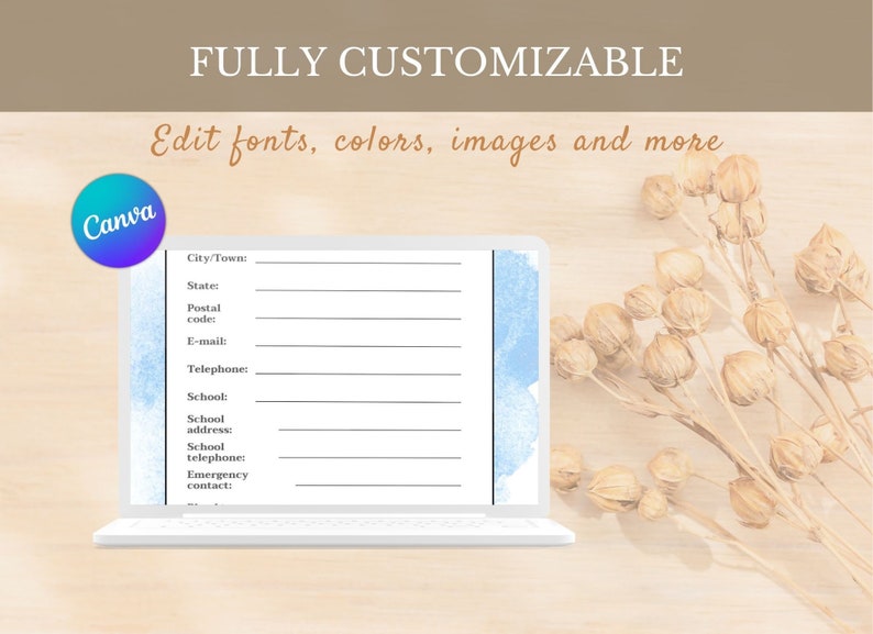 Printable Teacher Planner, Teacher Digital Planner, Academic Planner ...