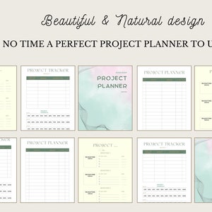 Project Planner Printable, Productivity Planner, Task Tracker, College ...