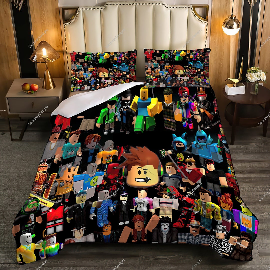 Roblox Bedding Setroblox Boy Kids Bed Set Roblox Quilt Bed - Etsy