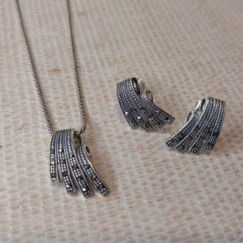 Marcasite Jewelry - Etsy