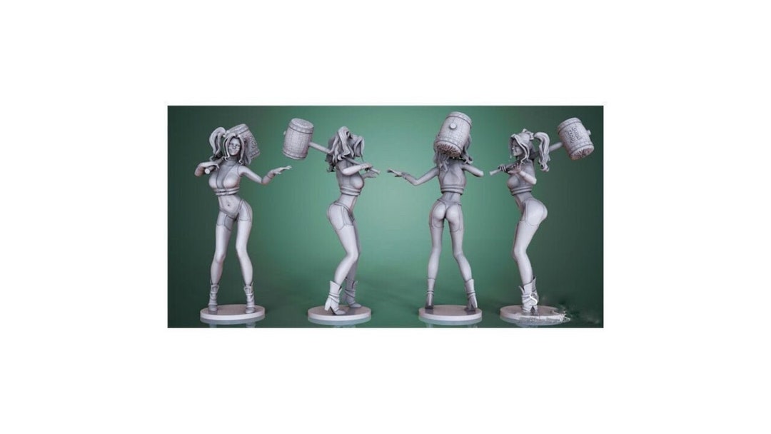 Harley Quinn Hammer Margot Robbie 3D Stl File for 3D Printer - Etsy