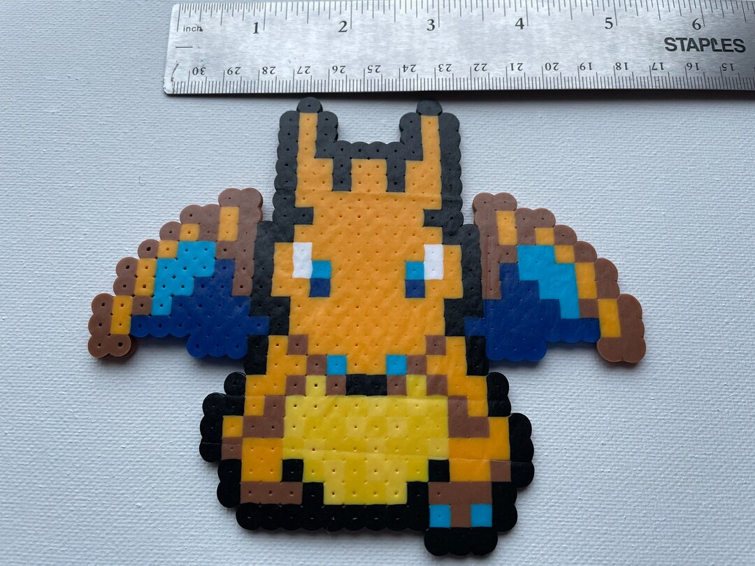 Charzard Perler Bead Keychain or Magnet - Etsy